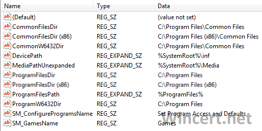 Change default installation path on Windows 7 - WinCert