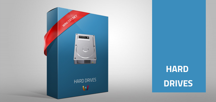 Hard disk drive sizes - WinCert
