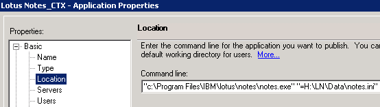 Install Lotus Notes 8.5.3 on Citrix Xen App 5.0 - WinCert