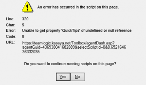 How to disable IE 11 script error prompts - WinCert