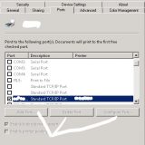 Printer properties grayed out - WinCert