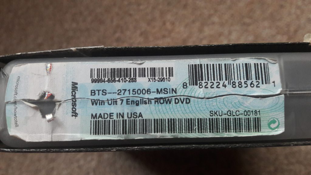 3 Easy Ways to Identify a Windows 7 Counterfeit Package - WinCert