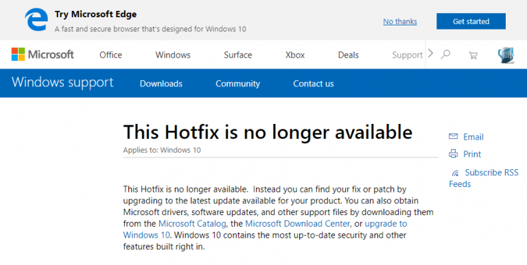 Microsoft retiring Hotfix Download Service and FixIt solution? - WinCert
