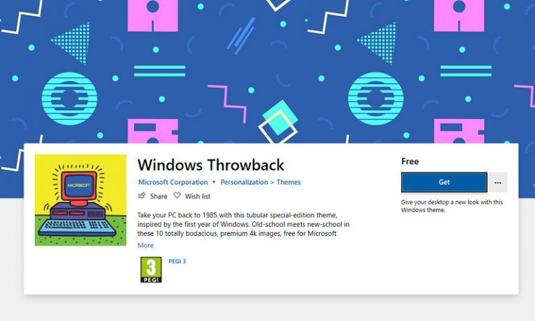 Windows Throwback theme now available for Windows 10 - WinCert